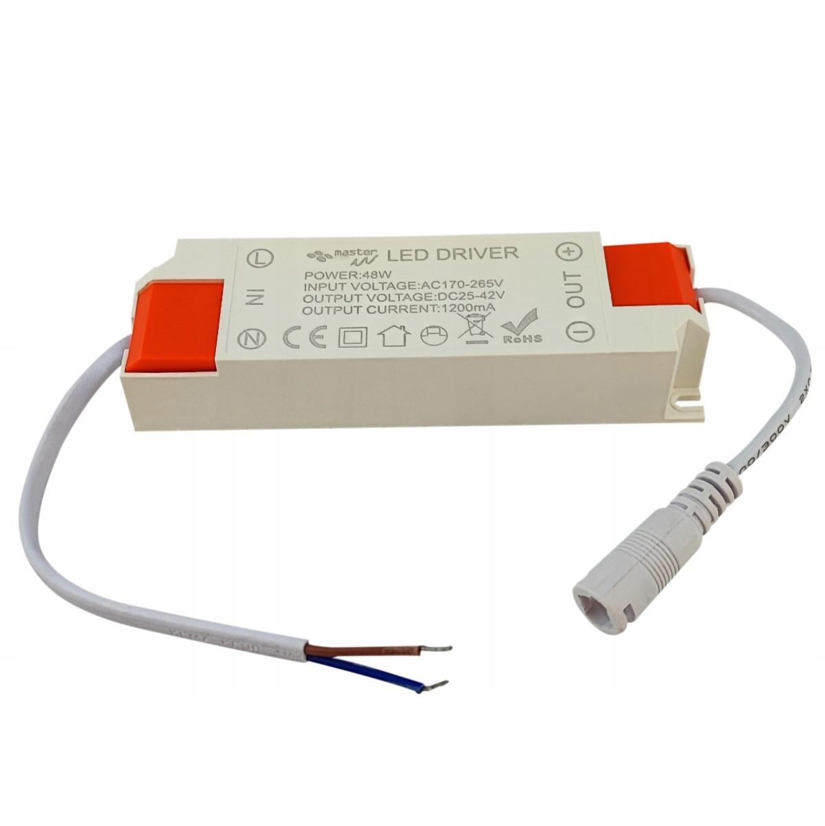 Zasilacz LED DRIVER do paneli 48W 1200mA 12936516072 - Allegro.pl
