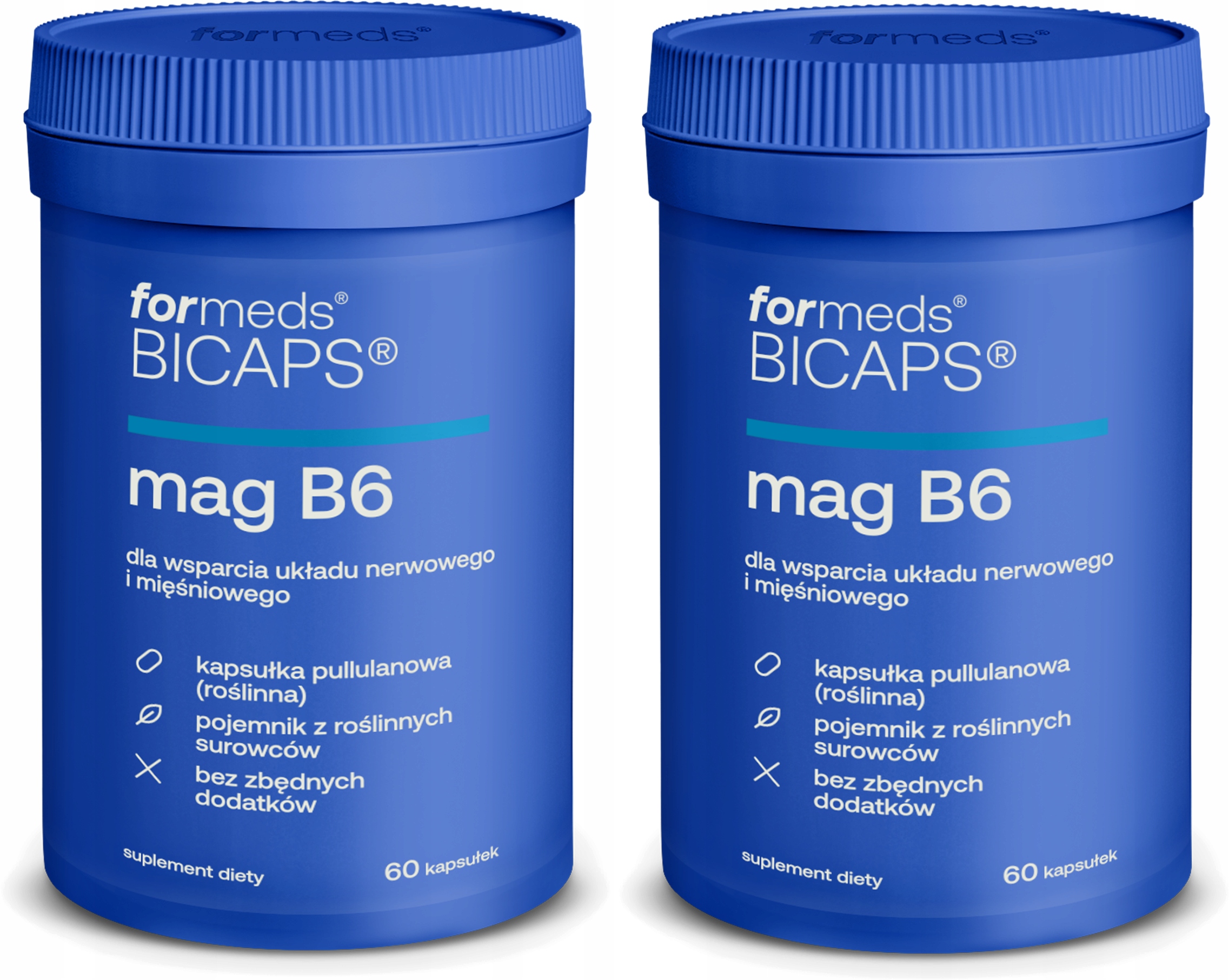 2x ForMeds Bicaps MAG B6 Cytrynian magnezu 60 kaps 12826958639 - Allegro.pl