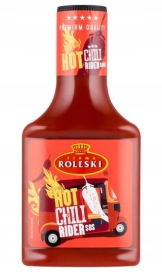 Sos ostry Roleski hot chilli rider 355 g • Cena, Opinie - Allegro