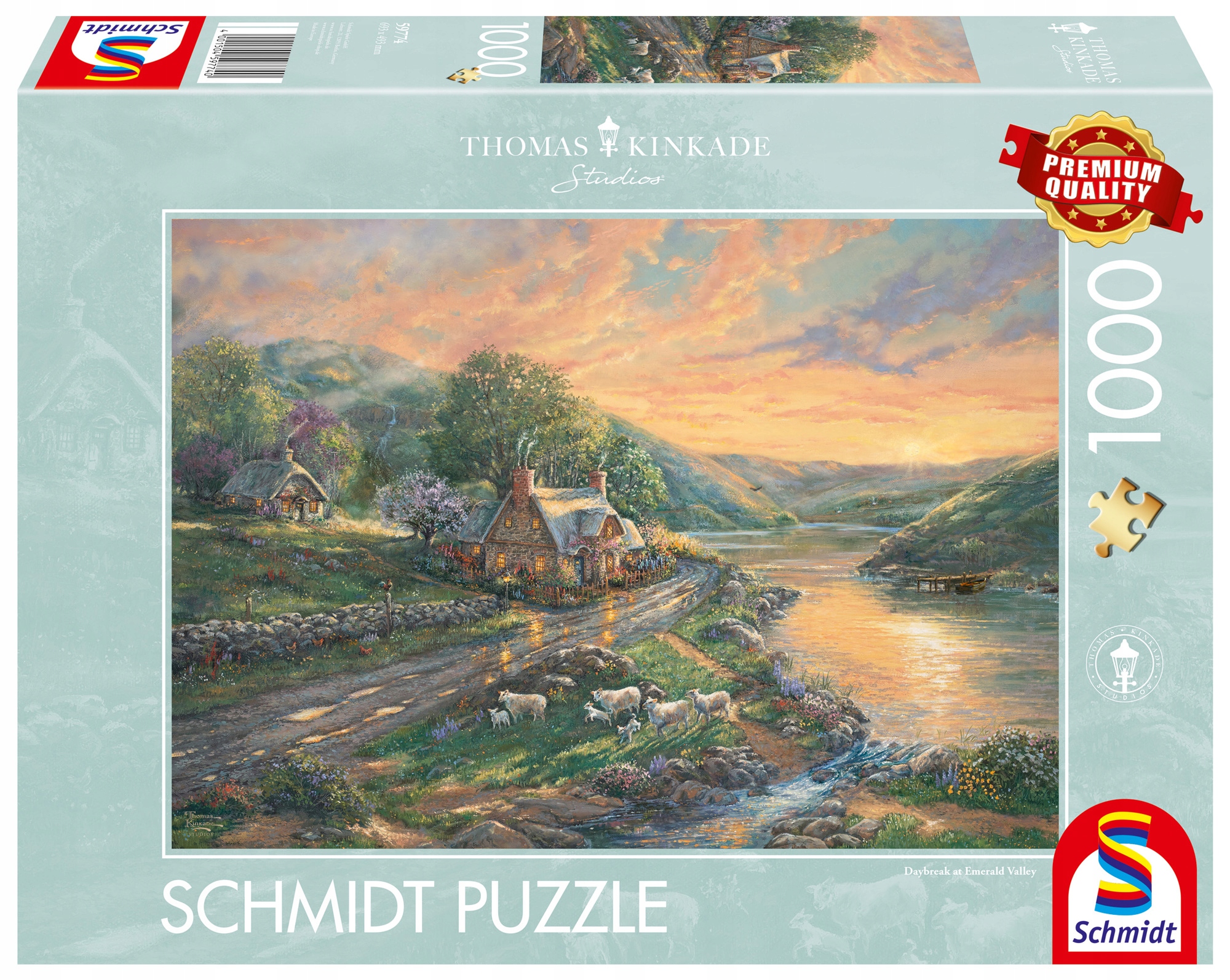 Puzzle 1000 el. Schmidt PQ THOMAS KINKADE Jutrzenka (4001504597740) • Cena, Opinie • Tradycyjne ...