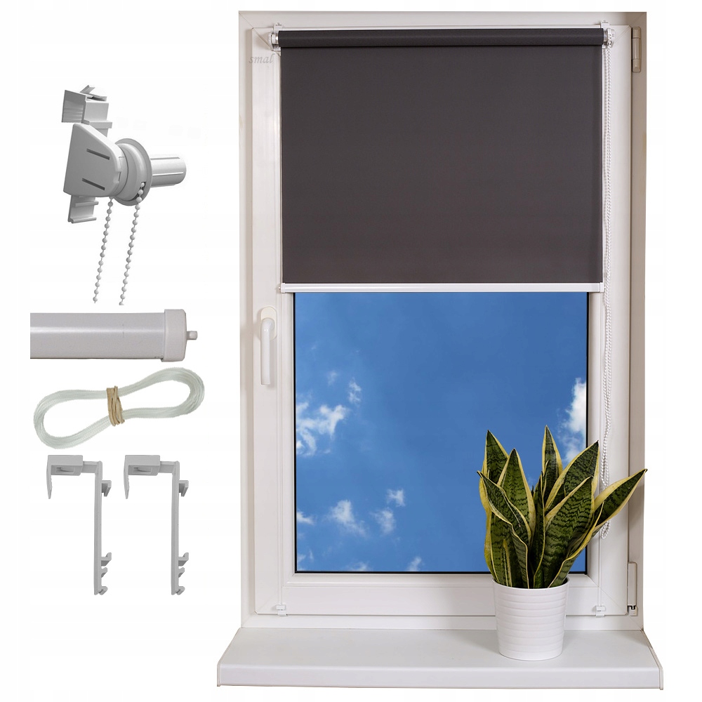 MINI ROLETA LUX 38 x 205 cm ROLETY Z ŻYŁKĄ BELKA DOLNA BALKON • Cena ...