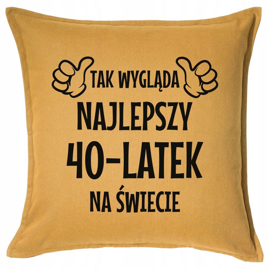 NAJLEPŠIE 40-ROČNÉ 40-ROČNÉ NARODENINY darčekový vankúš za 18.54EUR ...