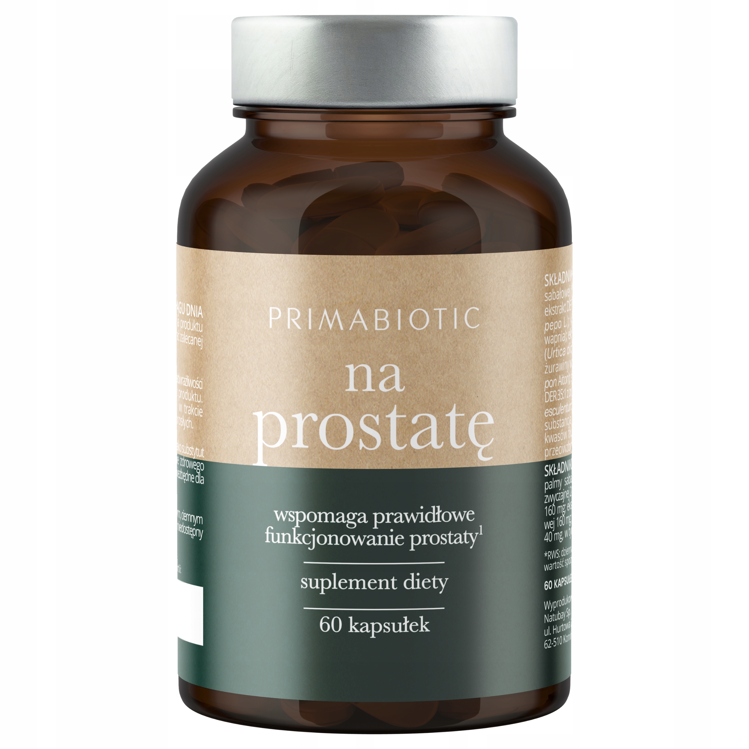 NA PROSTATĘ PRIMABIOTIC 60 kaps. Prostata Płodność Pęcherz Drogi Moczowe (5908288911634) • Cena ...