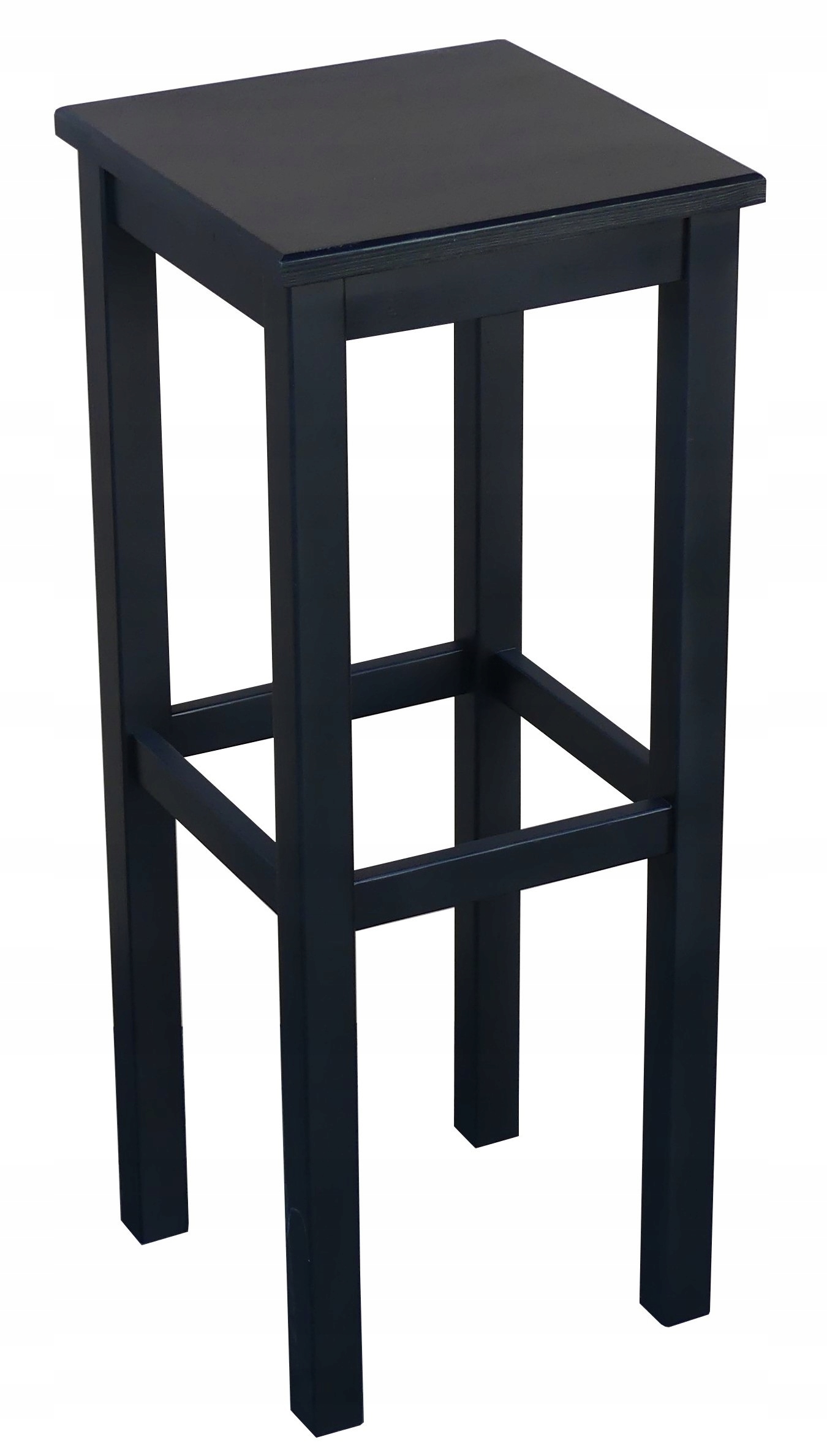 TABORET BAROWY HOKER 80CM PROSTY NOWOCZESNY czarny (5904094882175 ...