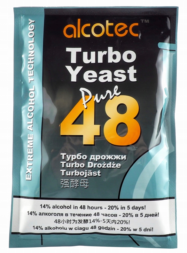 Kvasinky Alcotec 48 Turbo Pure 135 g - Allegro