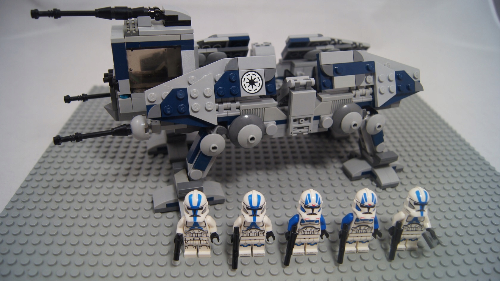 Lego Star Wars MOC 501 Clone AT-TE AT-OT figurki kg 15480276061 ...