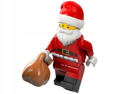 Lego figurka Santa Święty Mikołaj z workiem prezenty hol362 N • Cena ...