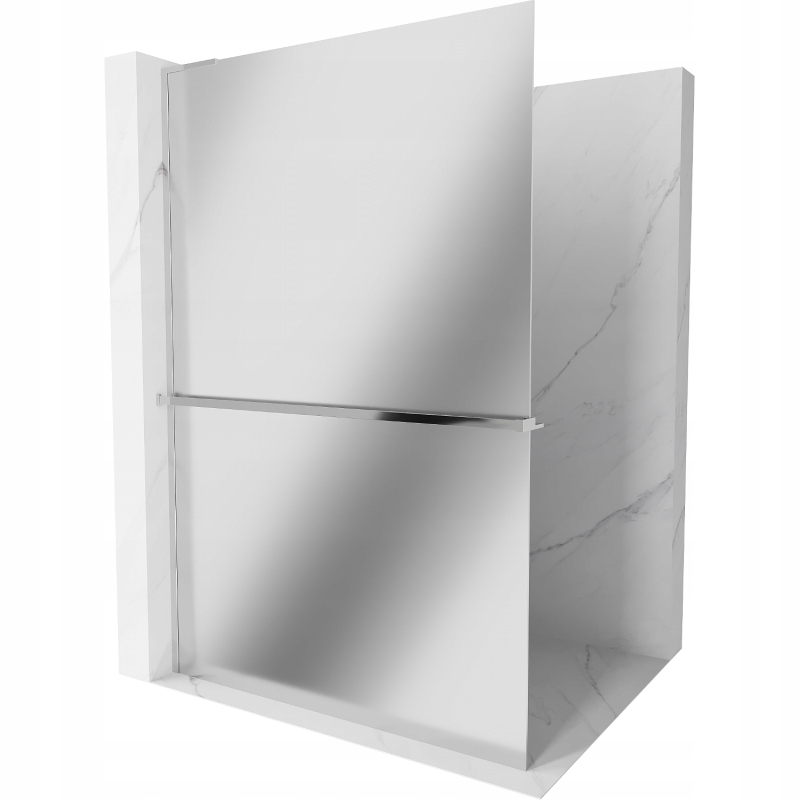 MEXEN KIOTO+ L SPRCHOVÁ STENA WALK-IN 110 x 200 CM S POLICOU CHRÓM ...