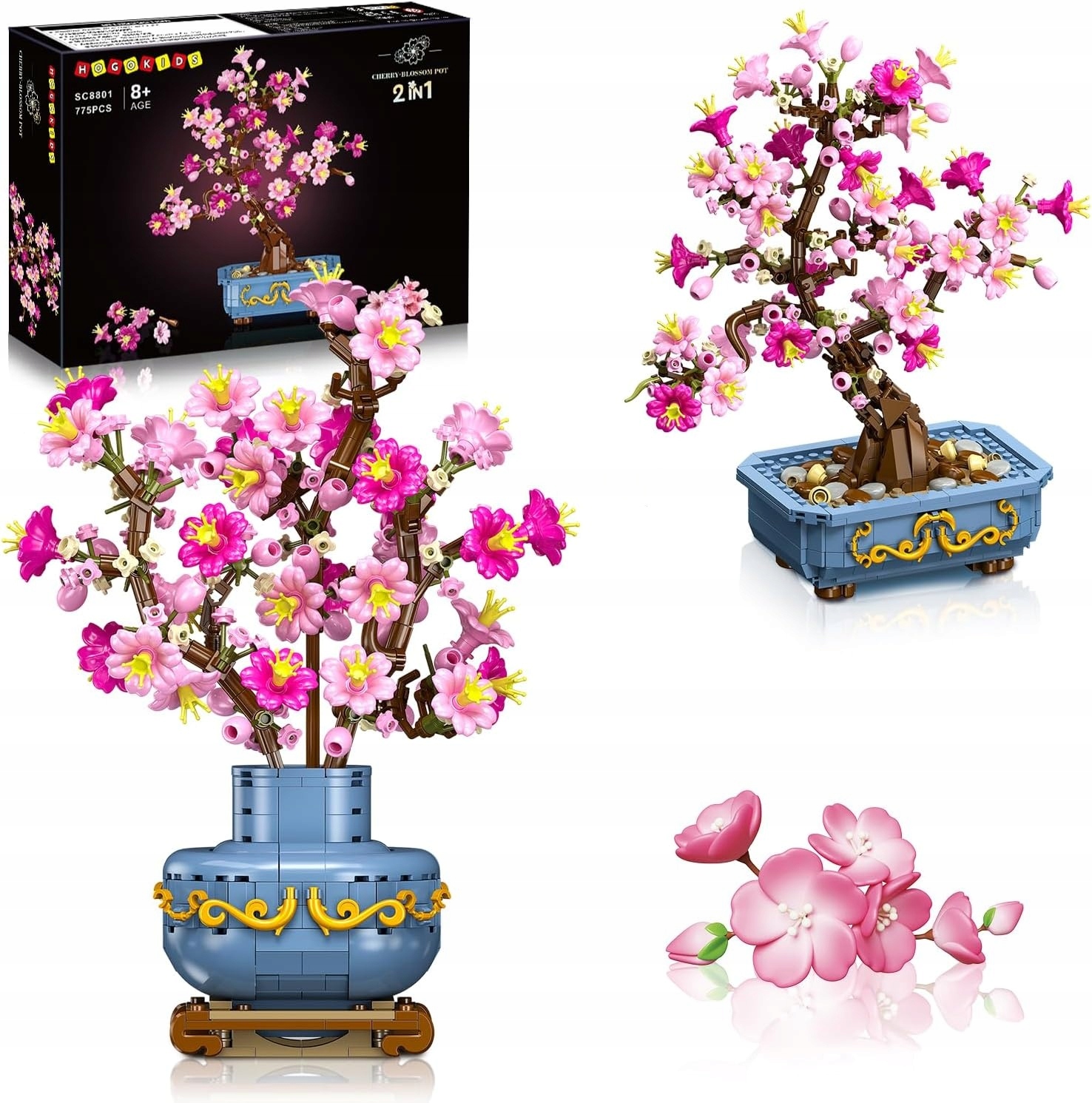 SAKURA BLOKKOK CSERESZNYEVIRÁG ÖRÖK BUKÉ KERT KREATÍV VALENTIN NAP ...