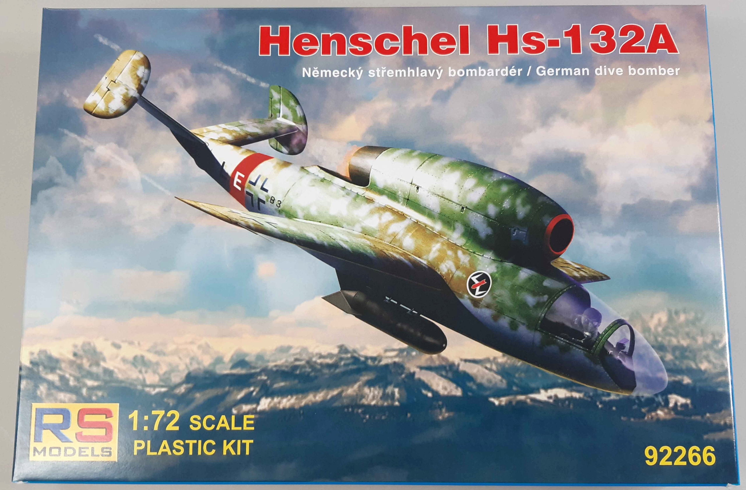 Henschel Hs-132A RS92266 1/72 12937098636 - Allegro.pl