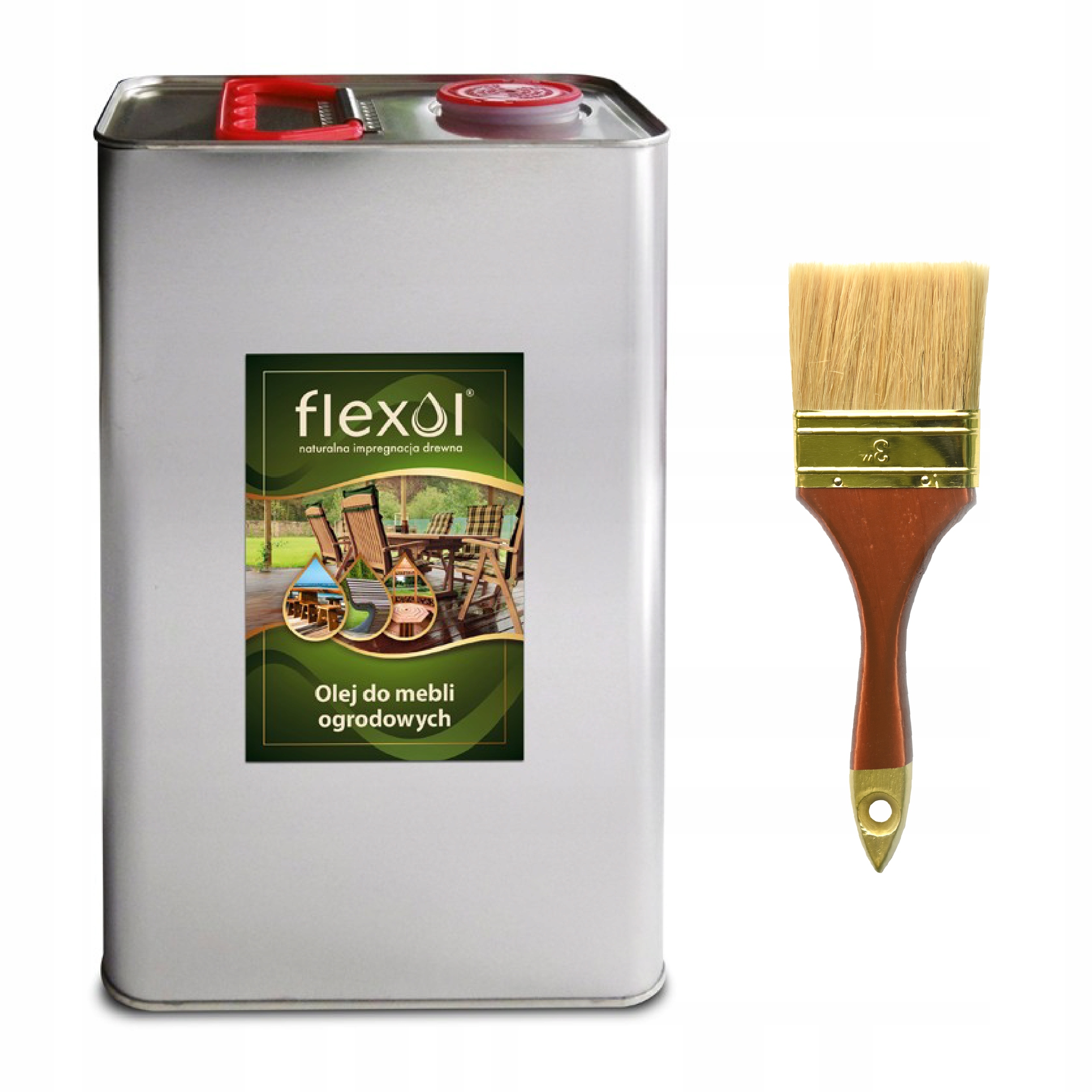 Flexol olej DO mebli ogrodowych naturalny 5 litrów (5907222293164 ...