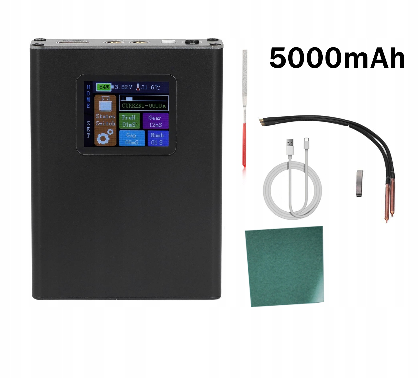 5000 MAH MINI ZGRZEWARKA PUNKTOWA SPAWARKA LCD PRZENOŚNA DO OGNIW DIY (6902404541032) • Cena ...