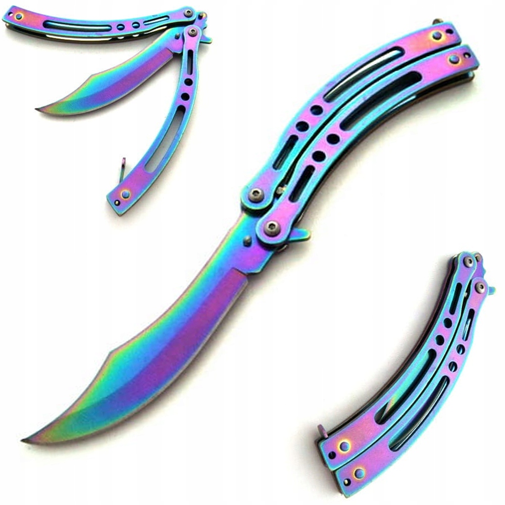 NÓŻ MOTYLEK BALISONG CS:GO MOTYLKOWY N454E - 5903899936496 ...