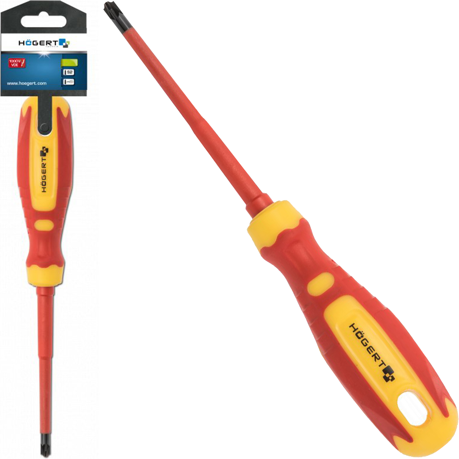 Skrutkovač poistkový PZ2/SL6 100mm 1000V Hoegert za 4,74 € - Allegro