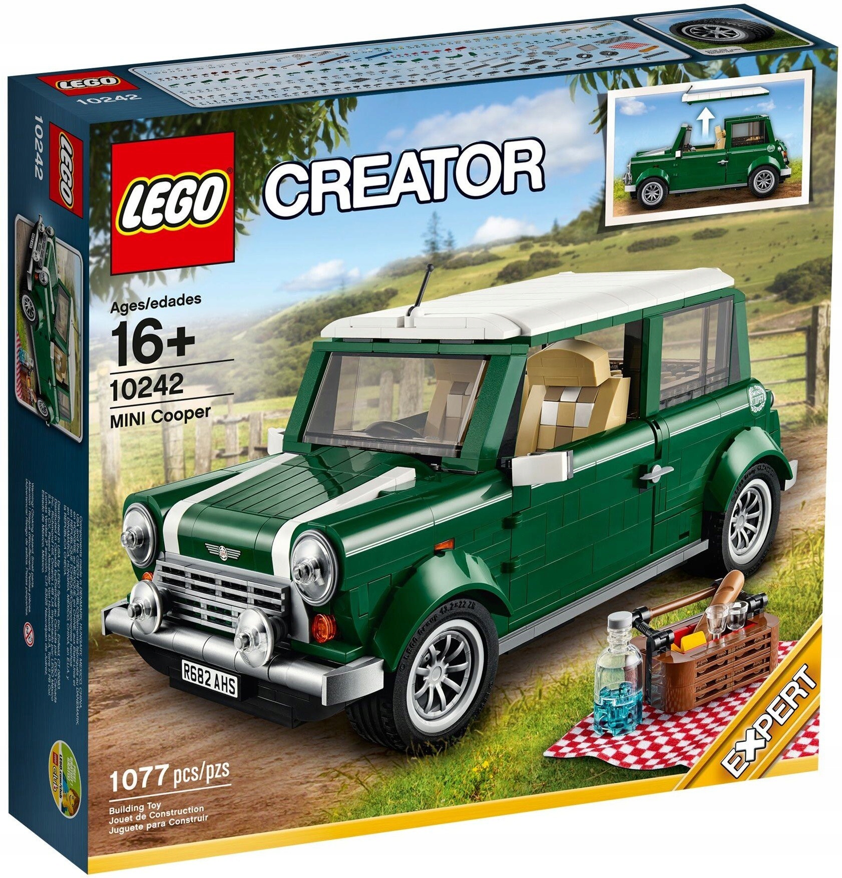 Klocki LEGO Creator Expert Zestaw Samochód Mini Cooper 10242 ...