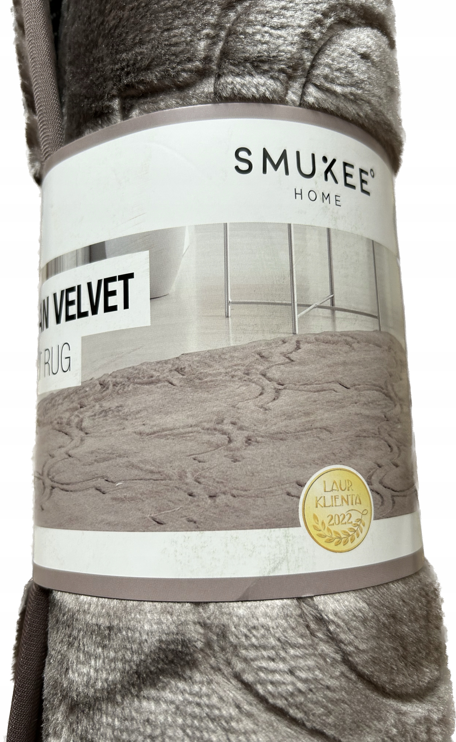 Dywan Velvet Rug Smukee 120 x 160 cm brązowy - porównaj ceny - Allegro.pl