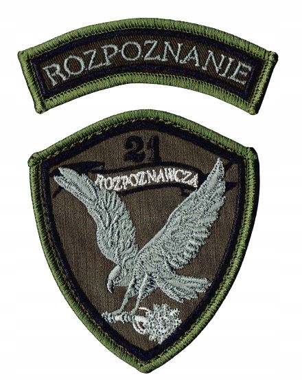 21 Kompania Rozpoznawcza polowa naszywka • Cena, Opinie • Naszywki ...
