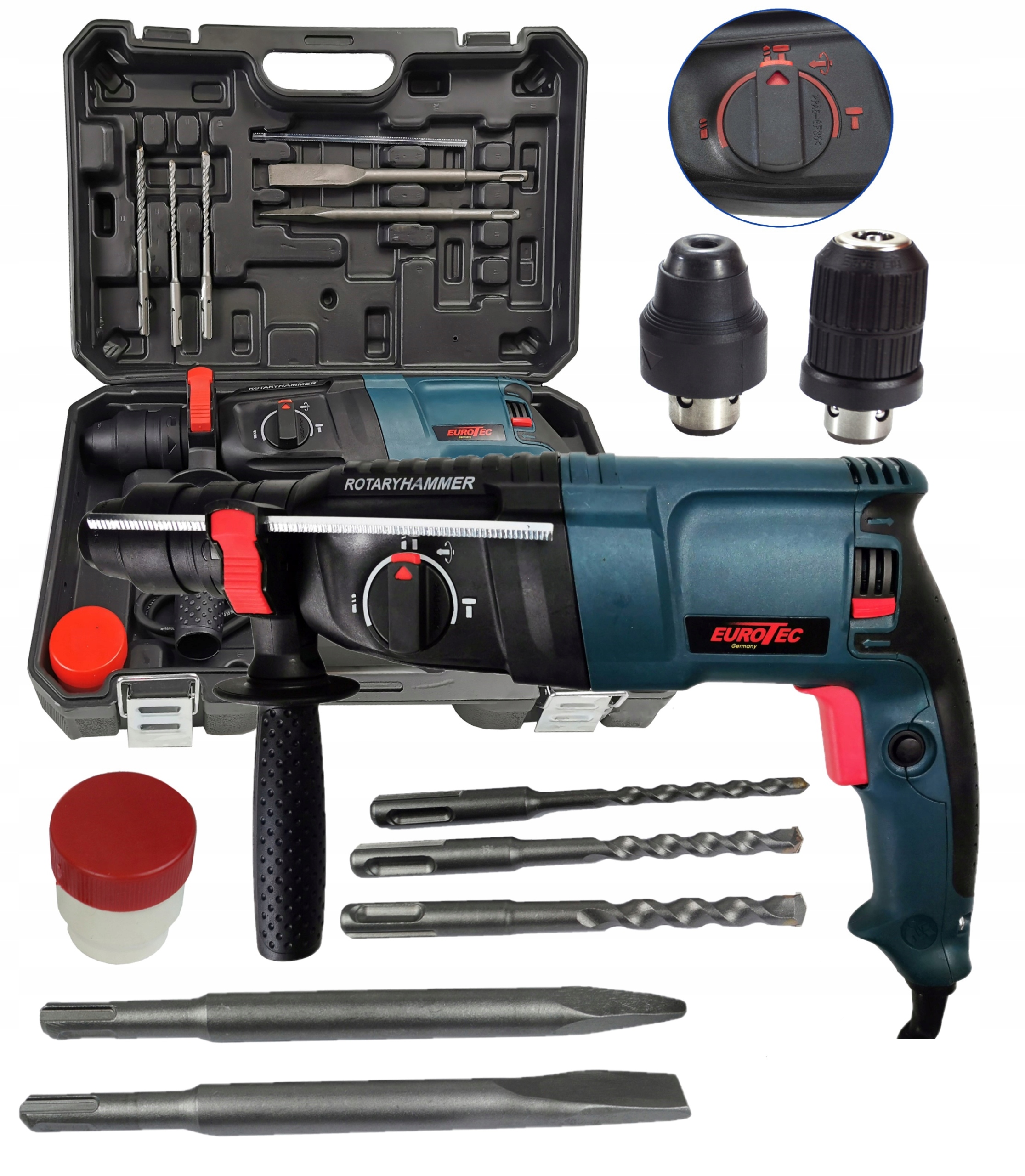 Vŕtacie kladivo Eurotec SDS Plus 2600 W - Allegro