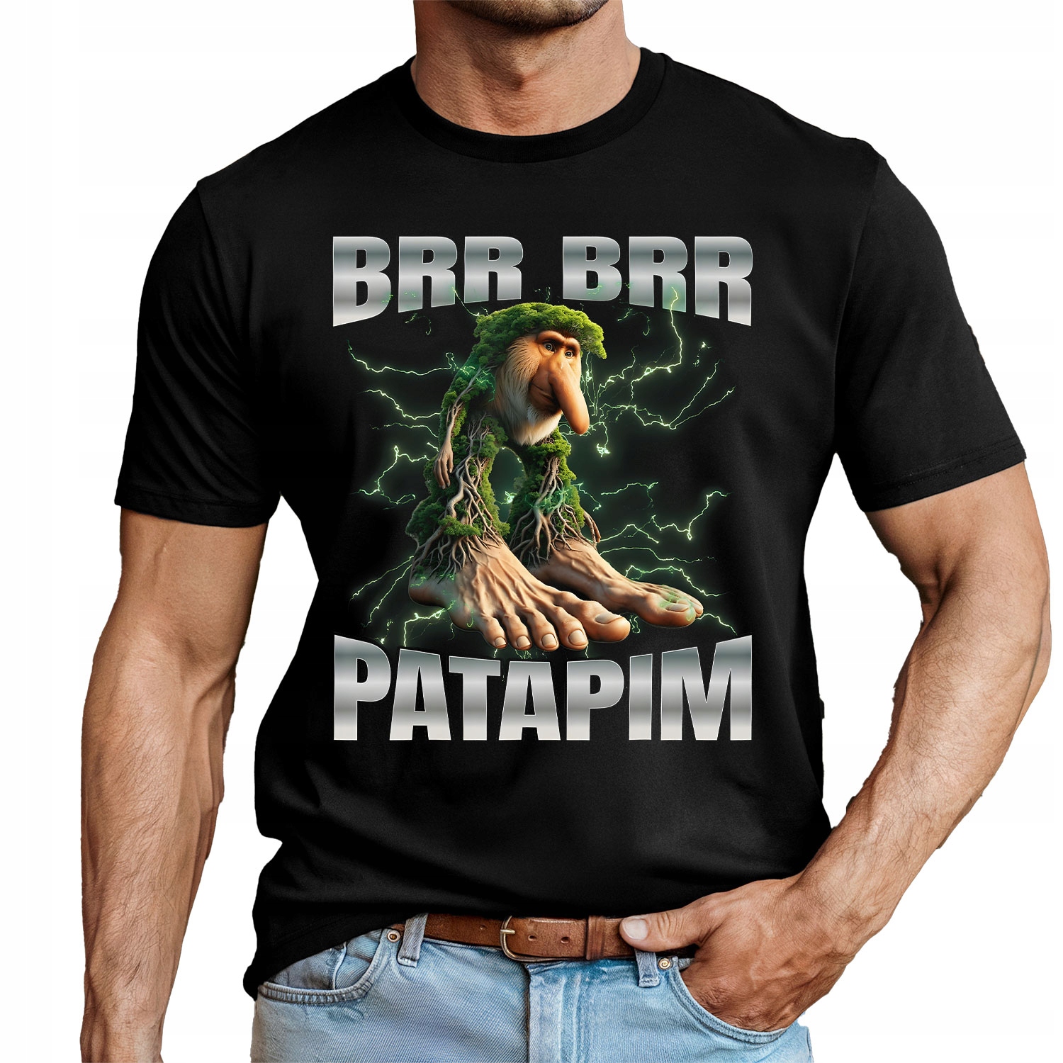 BRR BRR PATAPIM BRAINROT MEMY MEMO FÉRFI PÓLÓ, S, • Ár, Vélemények - Allegro