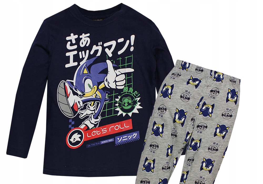 SONIC HEDGEHOG PYŽAMO PRE CHLAPCA 104 za 17,60 € - Allegro