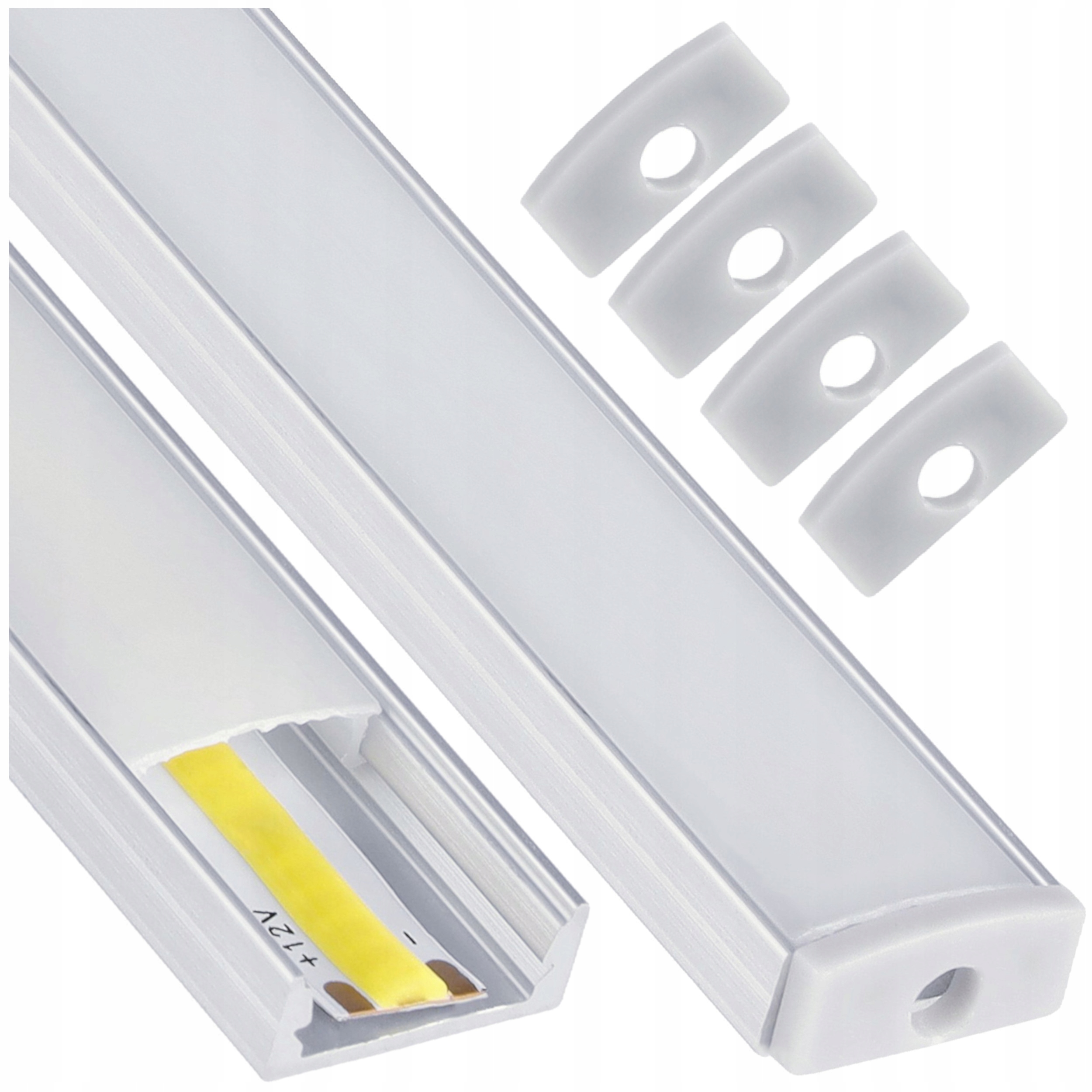 Profil do LED Berge aluminiowy natynkowy 2 m • Cena, Opinie - Allegro