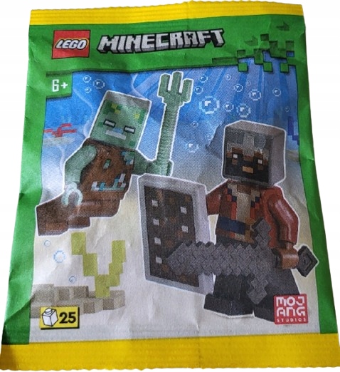 LEGO Minecraft Polybag 662405 Zombie Utopiec i Bohater NOWY • Cena ...