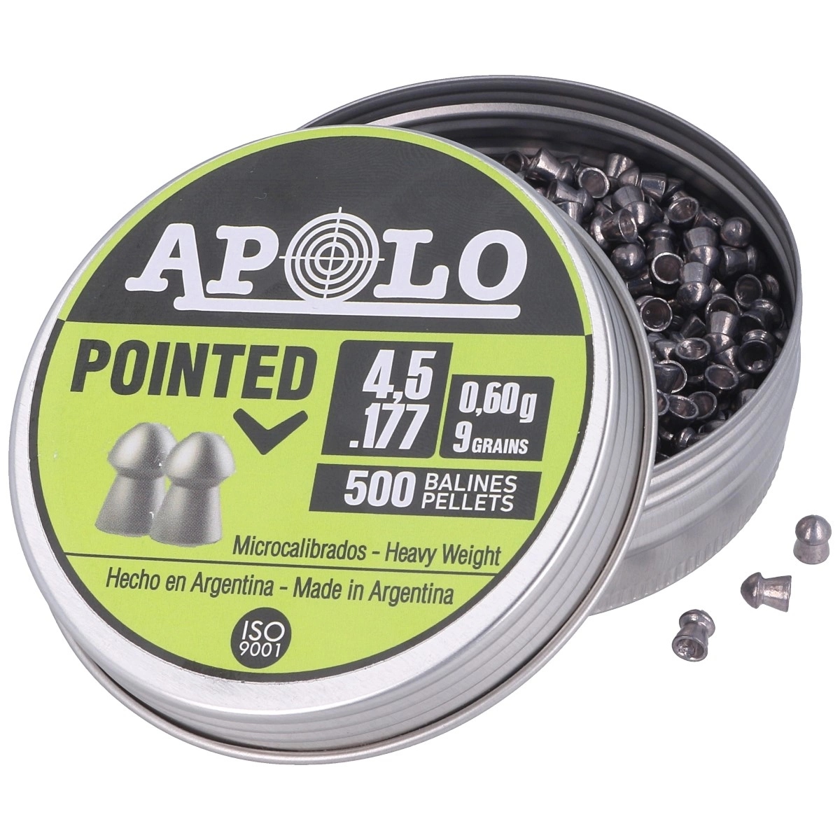 Śrut Apolo Pointed Heavy Weight 0.60 g/9.0 gr Nadkaliber 4.51 mm 500 ...