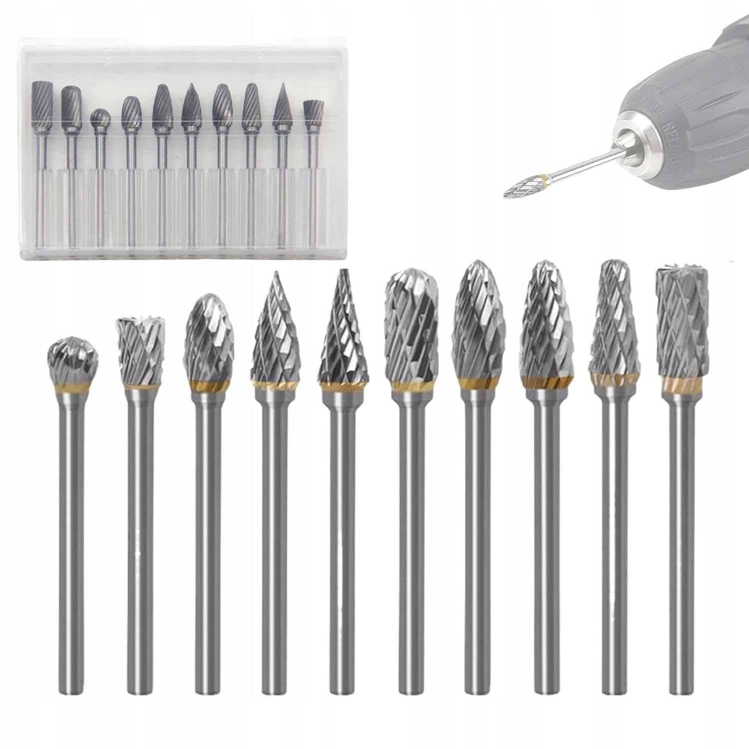 Vrtáky pro vrtání čtvercových otvorů Sada 6 EL. Fréza na dřevo - Allegro