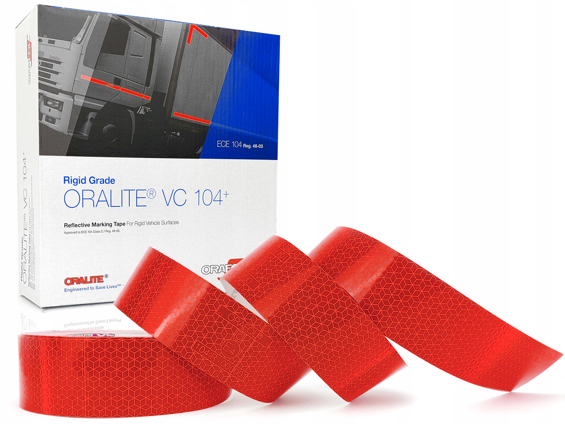 КРАСНАЯ СВЕТООТРАЖАЮЩАЯ ЛЕНТА ORALITE - REFLEXITE купить с доставкой из ...