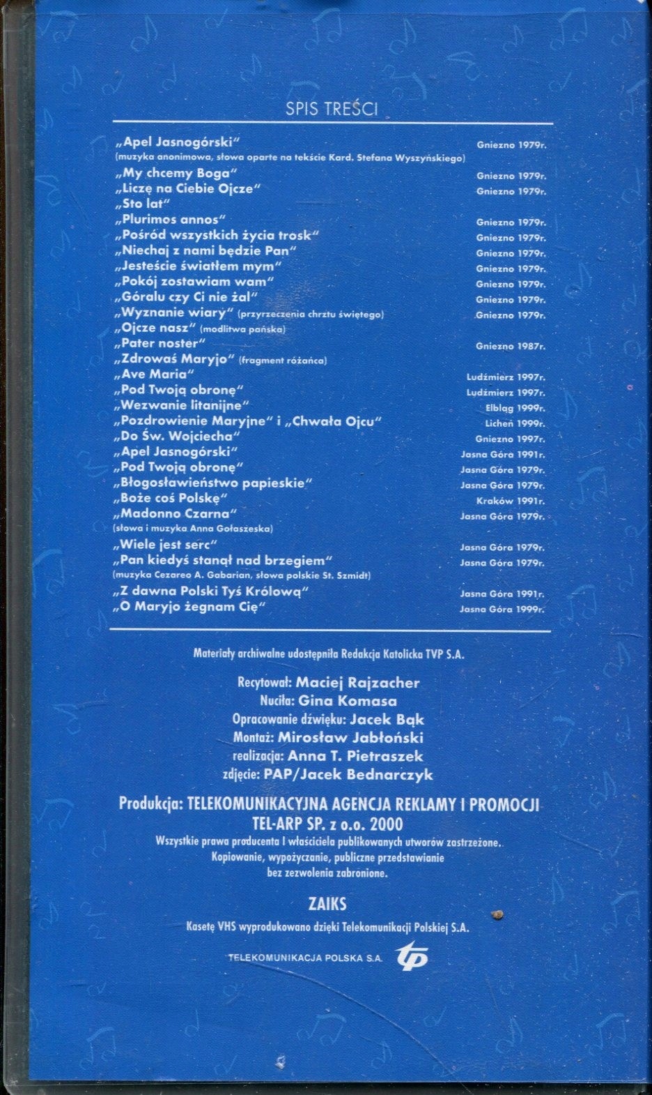 ПАПА СПІВАЄ ПОЛЬСЬКОЮ – VHS - Vroda