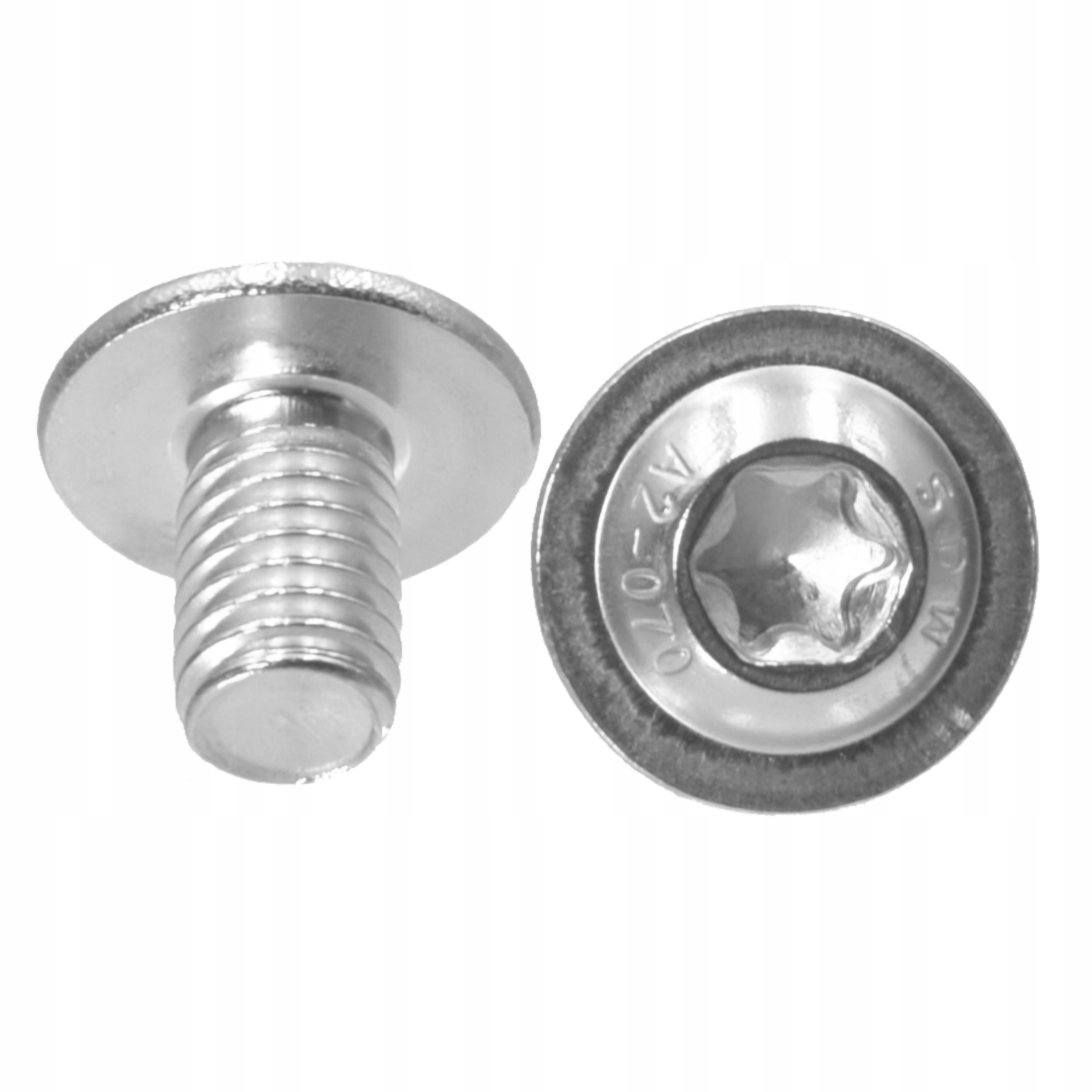 M4x10 ŚRUBA DO OWIEWEK TORX 7380 MF NIERDZEWNA 10SZT (KAT05676-10szt) • Cena, Opinie • Śruby ...