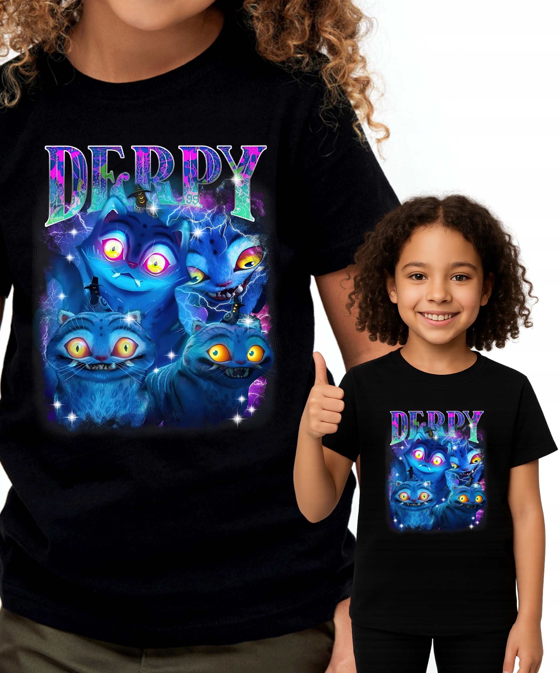 DERPY HUNTRIX K-POP DEMON HUNTERS TRIČKO ČERNÉ PREMIUM 128 za 340.00CZK ...