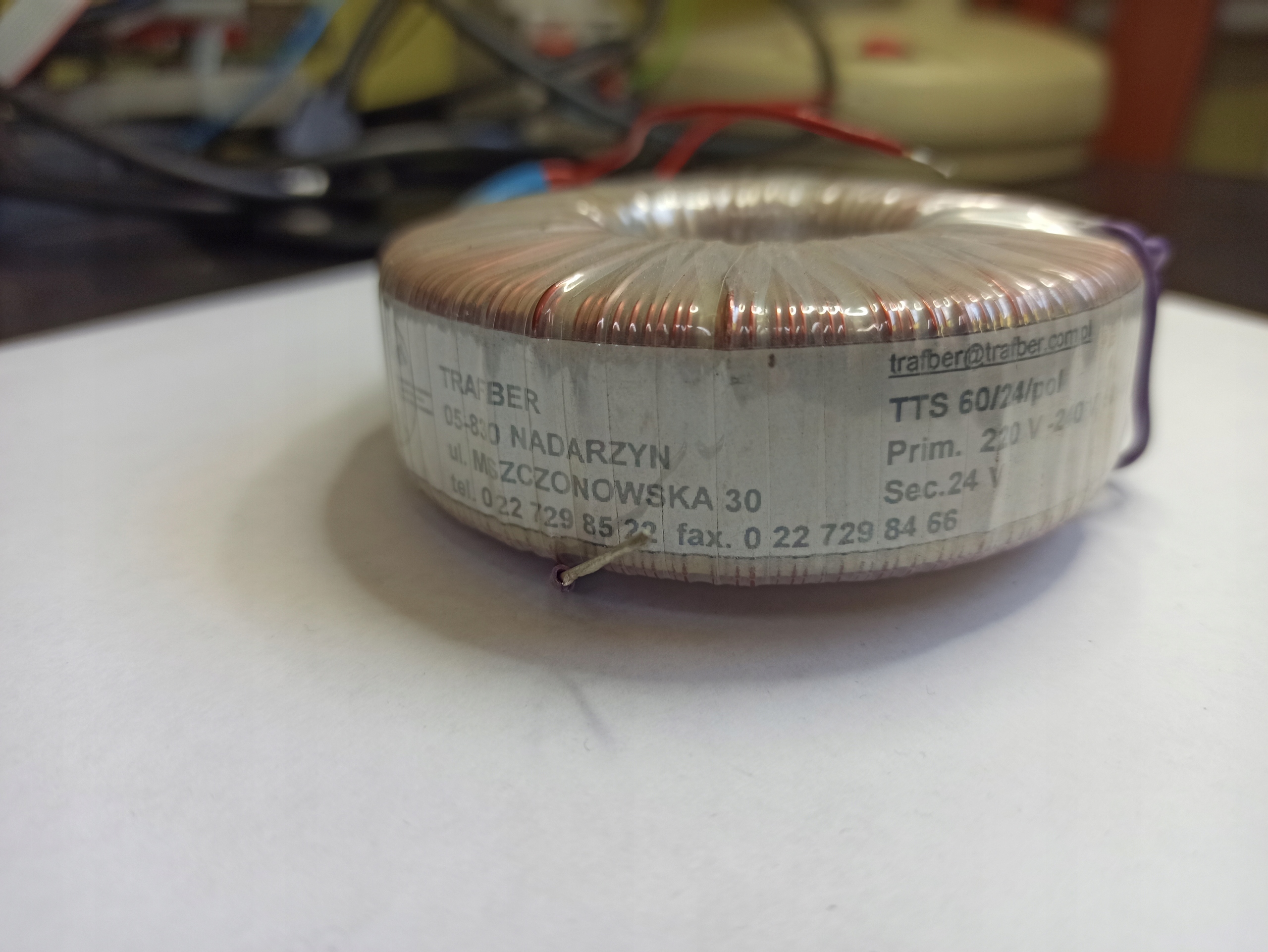 TRAFBER Transformator toroidalny TTS 60/24/pol (BD) • Cena, Opinie 17230022961 • Allegro.pl