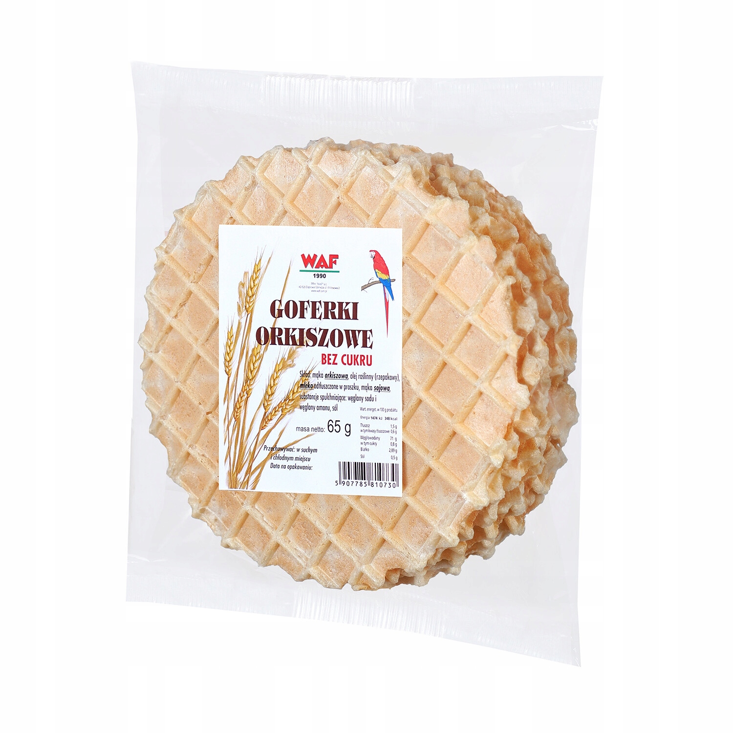 Goferki orkiszowe bez cukru 65g. (5907785810730) • Cena, Opinie • Fit ...