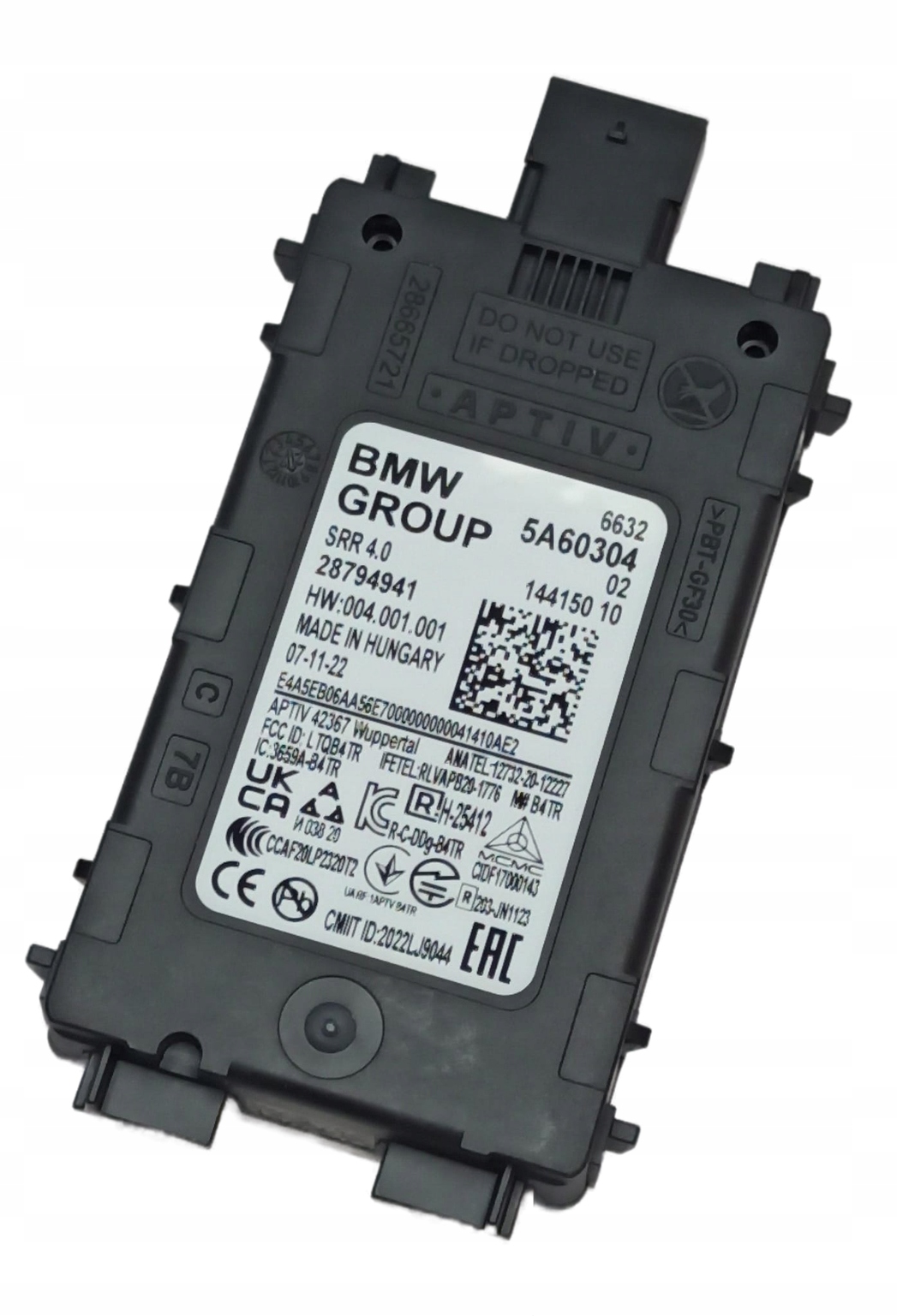 BMW G05 G06 G60 U11 G70 U06 czujnik radar sensor 5A60304 SRR 4.0 NOWY ...