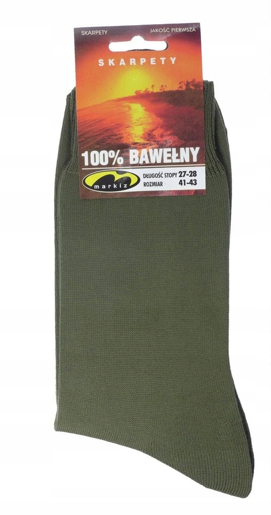 SKARPETY MĘSKIE 100% BAWEŁNA MARKIZ khaki 41/43 12328210749 - Allegro.pl SKARPETY MĘSKIE 100% BAWEŁNA MARKIZ khaki 41/43 12328210749 - Allegro.pl