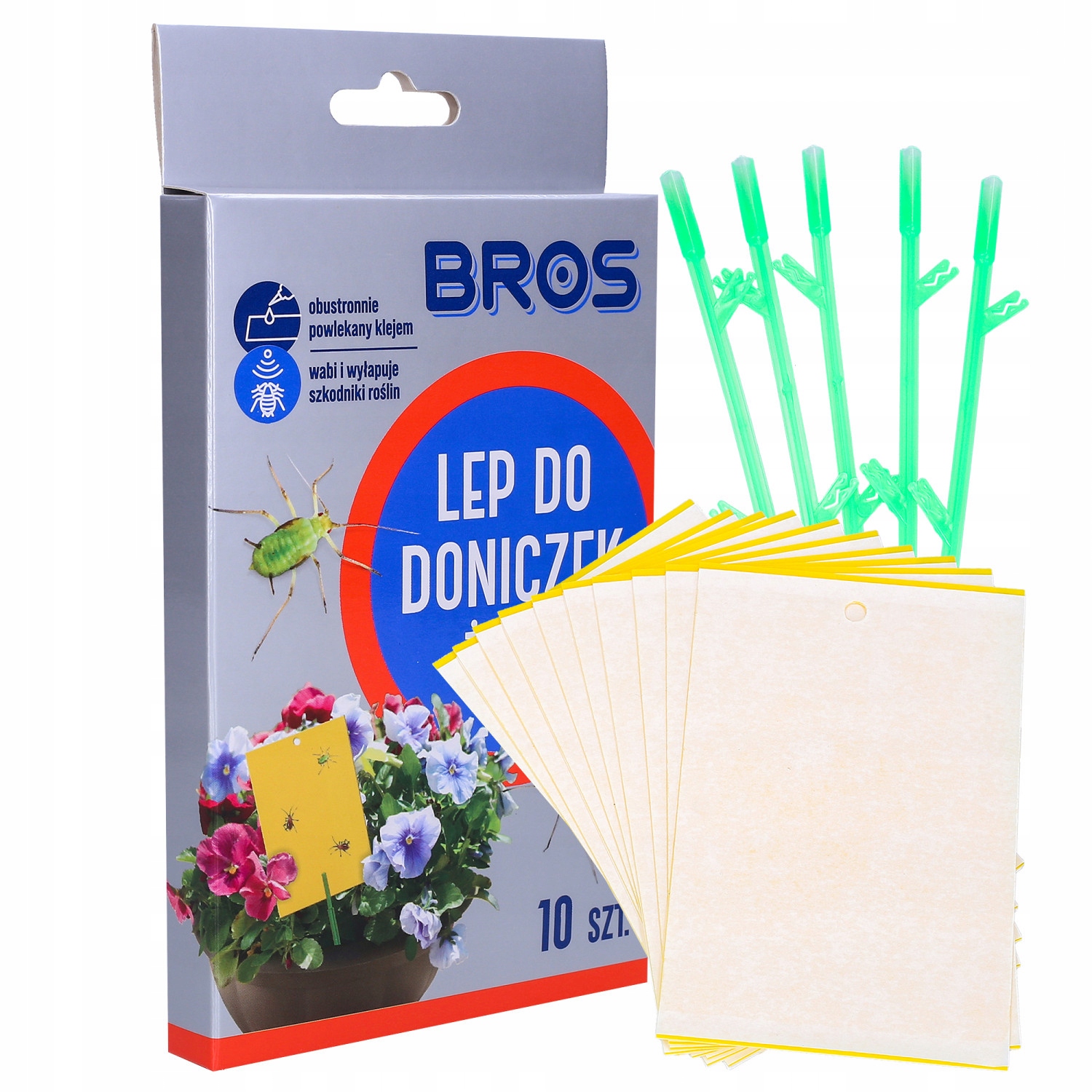 ŻÓŁTY LEP DO DONICZEK ZIEMIÓRKI 10szt BROS 11980944604 - Allegro.pl ŻÓŁTY LEP DO DONICZEK ZIEMIÓRKI 10szt BROS 11980944604 - Allegro.pl