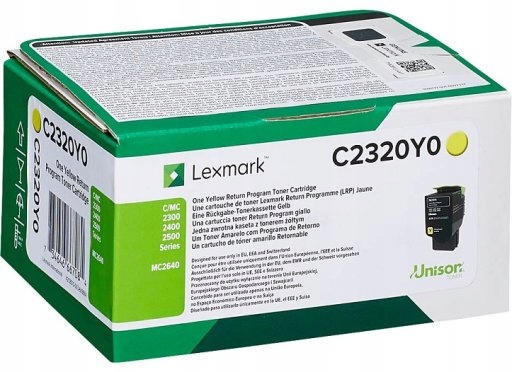 Toner Lexmark C2320Y0 żółty (yellow) - Sklep, Opinie, Cena w Allegro