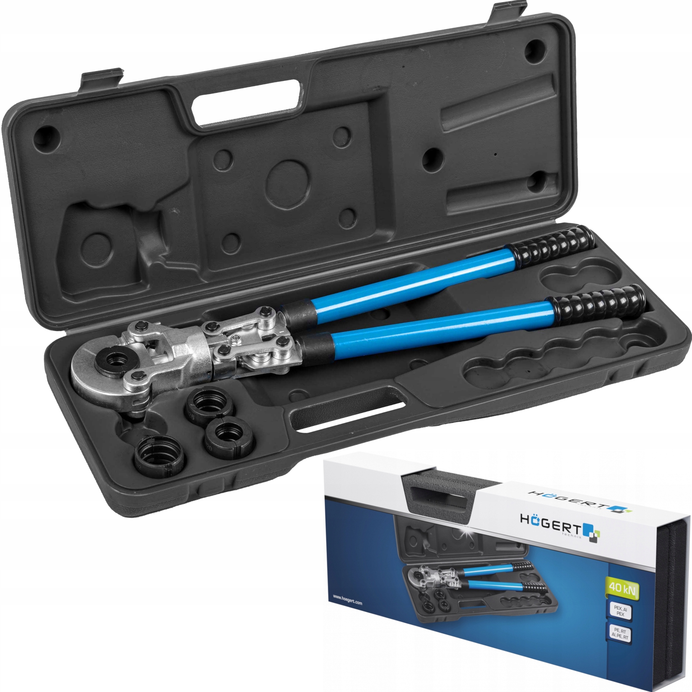 Zaciskarka do rur Hoegert Technik HT1P645 (5902801265587) • Cena ...