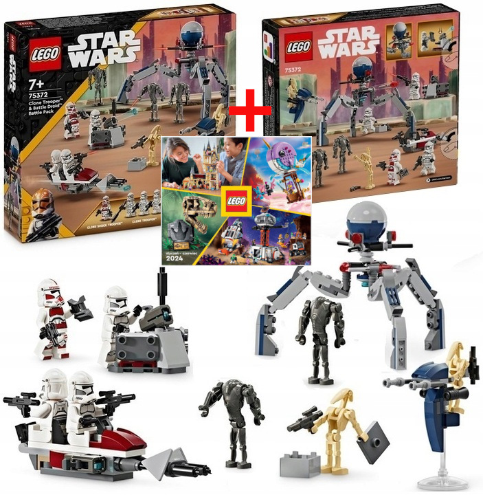 LEGO Star Wars 75372 LEGO Star Wars 75372 Clone Trooper & Battle Droid ...