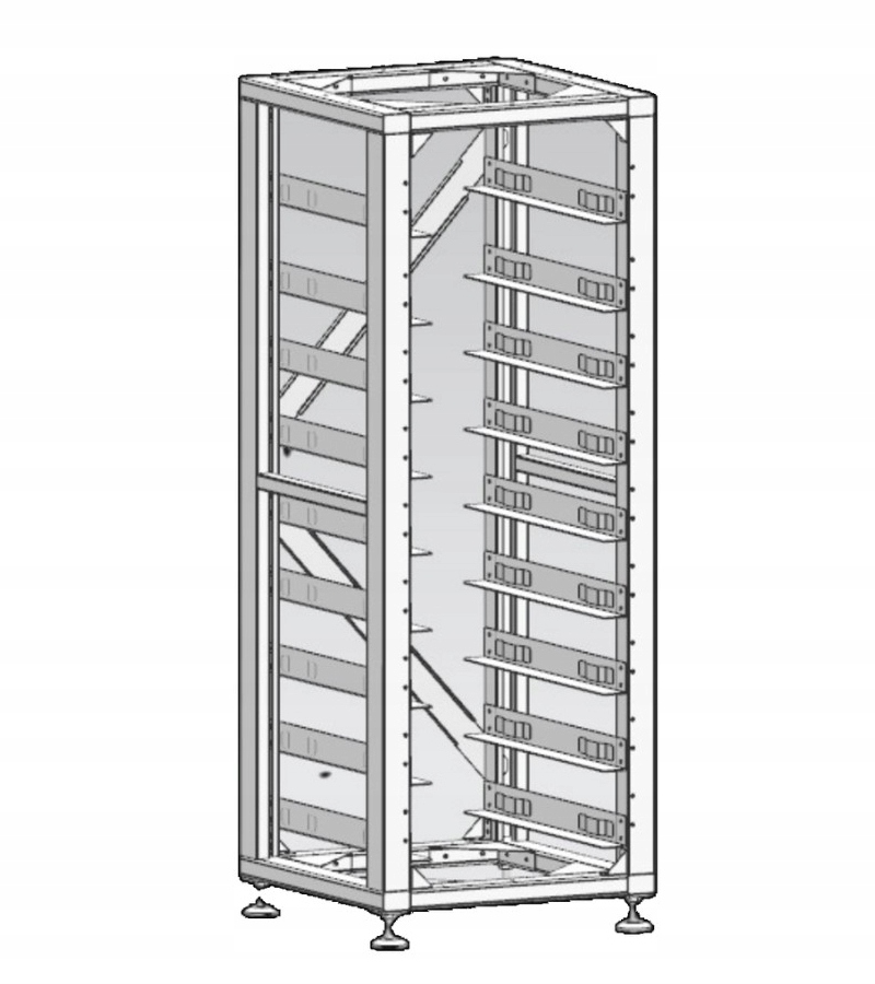 SZAFA RACK DEYE 3U-LRACK 19 CALI NA AKUMULATORY PV 580x590x1615mm ...