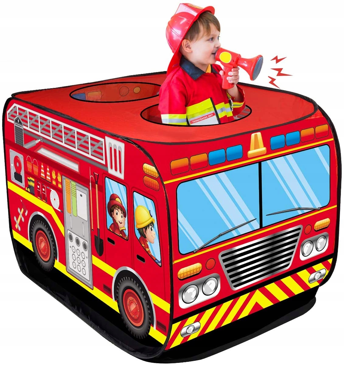 Tűzoltó sátor TŰZOLTÓAUTÓ AUTÓ CARS za 6560.00HUF-ért - Allegro