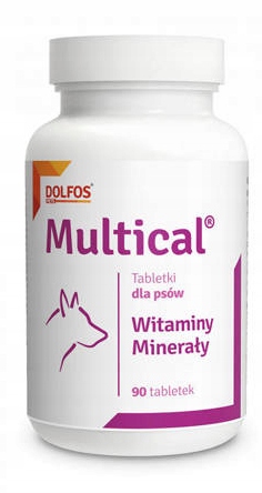 DOLFOS MULTICAL 90 tabletek (5902232645538) • Cena, Opinie • Suplementy dla psów i kotów ...