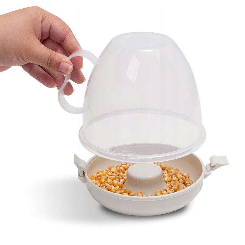 Popcorn w 2 minuty! Pojemnik do mikrofali z pokrywą | bez tłuszczu i ...