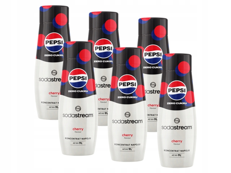 Syrop Soda Stream Pepsi Cherry Zero Cukru 440ml - Sklep, Opinie, Cena w ...