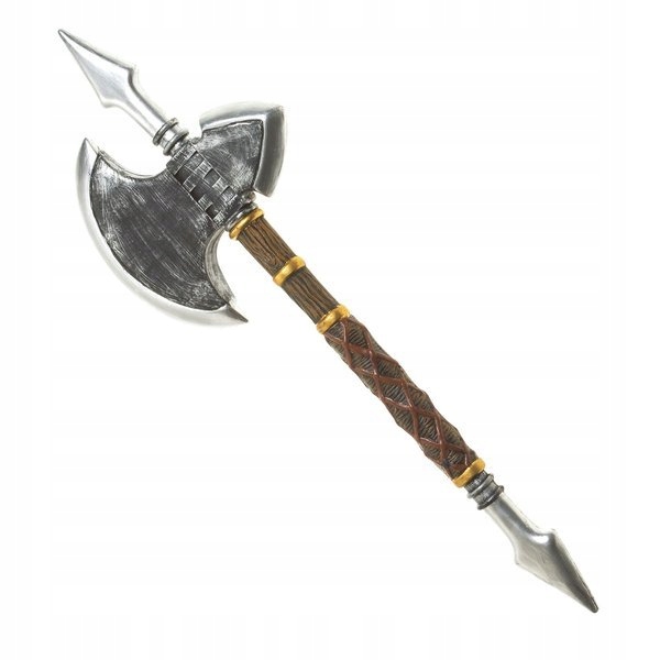 TOPÓR KOLCZASTY SIEKIERA ŚREDNIOWIECZE WIKINGA RYCERZA BROŃ 60 CM HALLOWEEN (8003558861002 ...