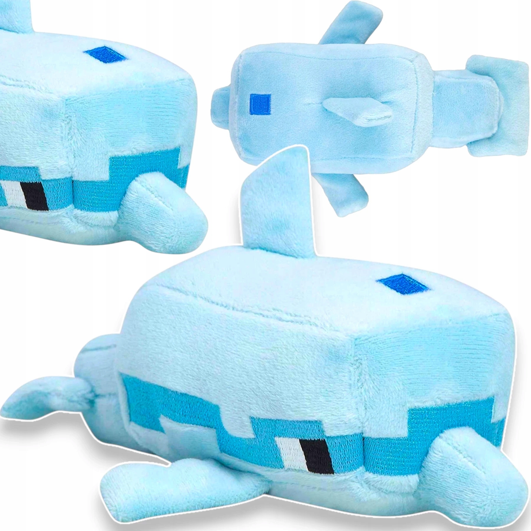 MINECRAFT DELFIN MORSKI PLUSZOWA MASKOTKA 23 CM • Cena, Opinie - Allegro