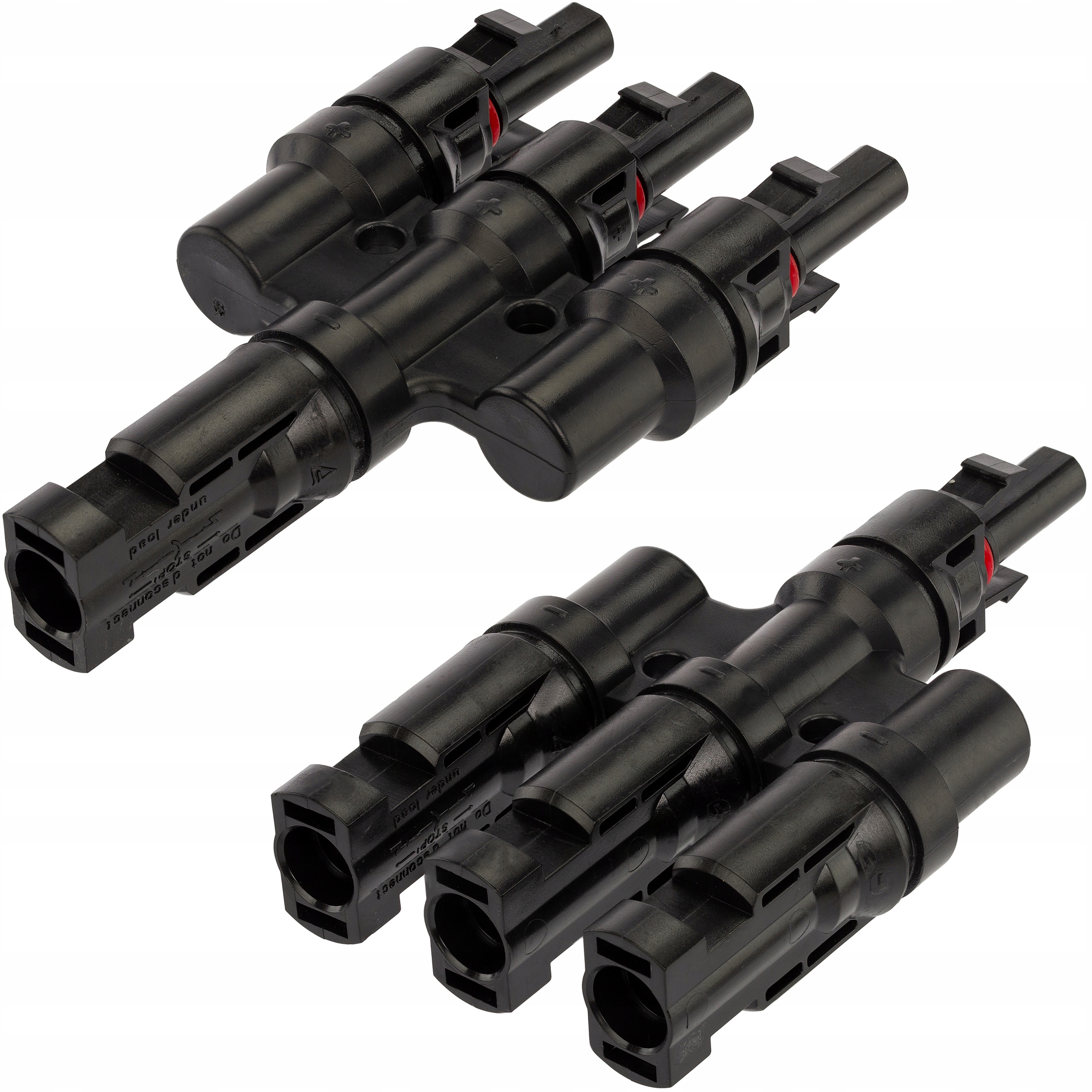 ZŁĄCZE KONEKTOR MC4 TRÓJNIK RÓWNOLEGŁY SOLARNY 2x (MC4-T4) • Cena ...