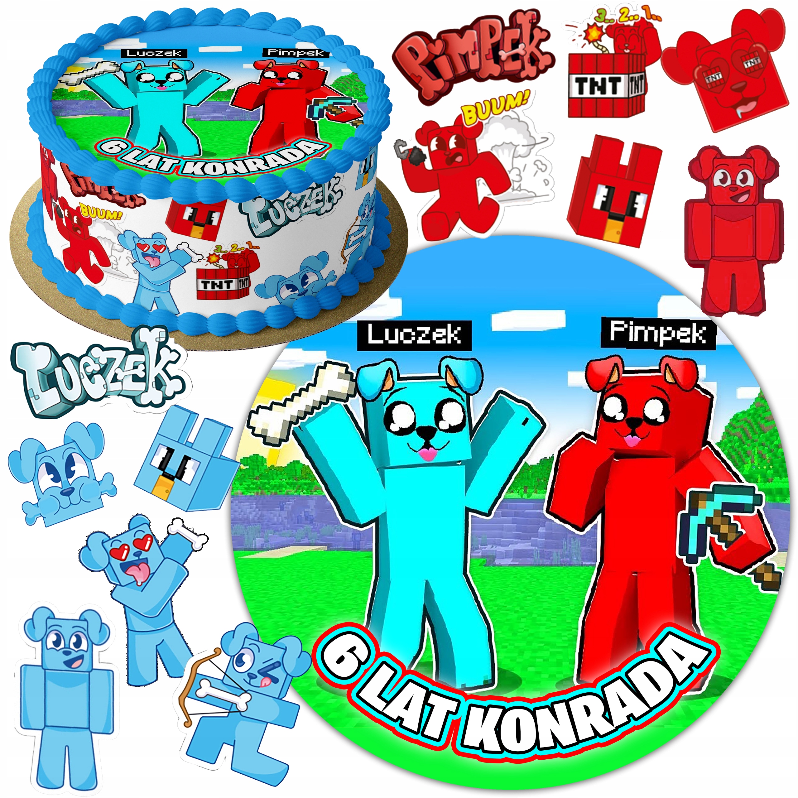 Pimpek - Dekoracje tortów i ciast - Allegro