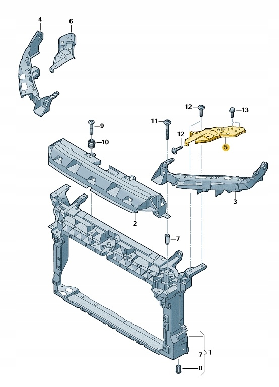 UCHWYT REFLEKTORA LEWEGO CUPRA FORMENTOR ORYGINAŁ 5FF806929 za 77.40PLN ...